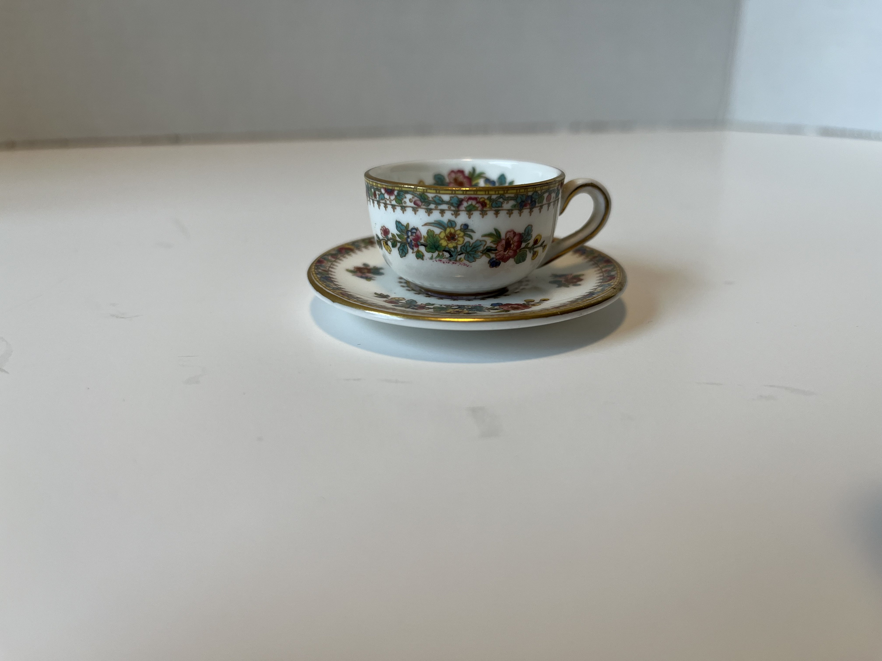 Coalport "ming Rose" Miniature Tea Set Fine Bone China Vintage Made in ...