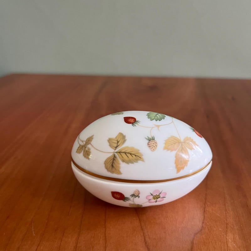 Wedgwood Egg Shaped Box - Etsy