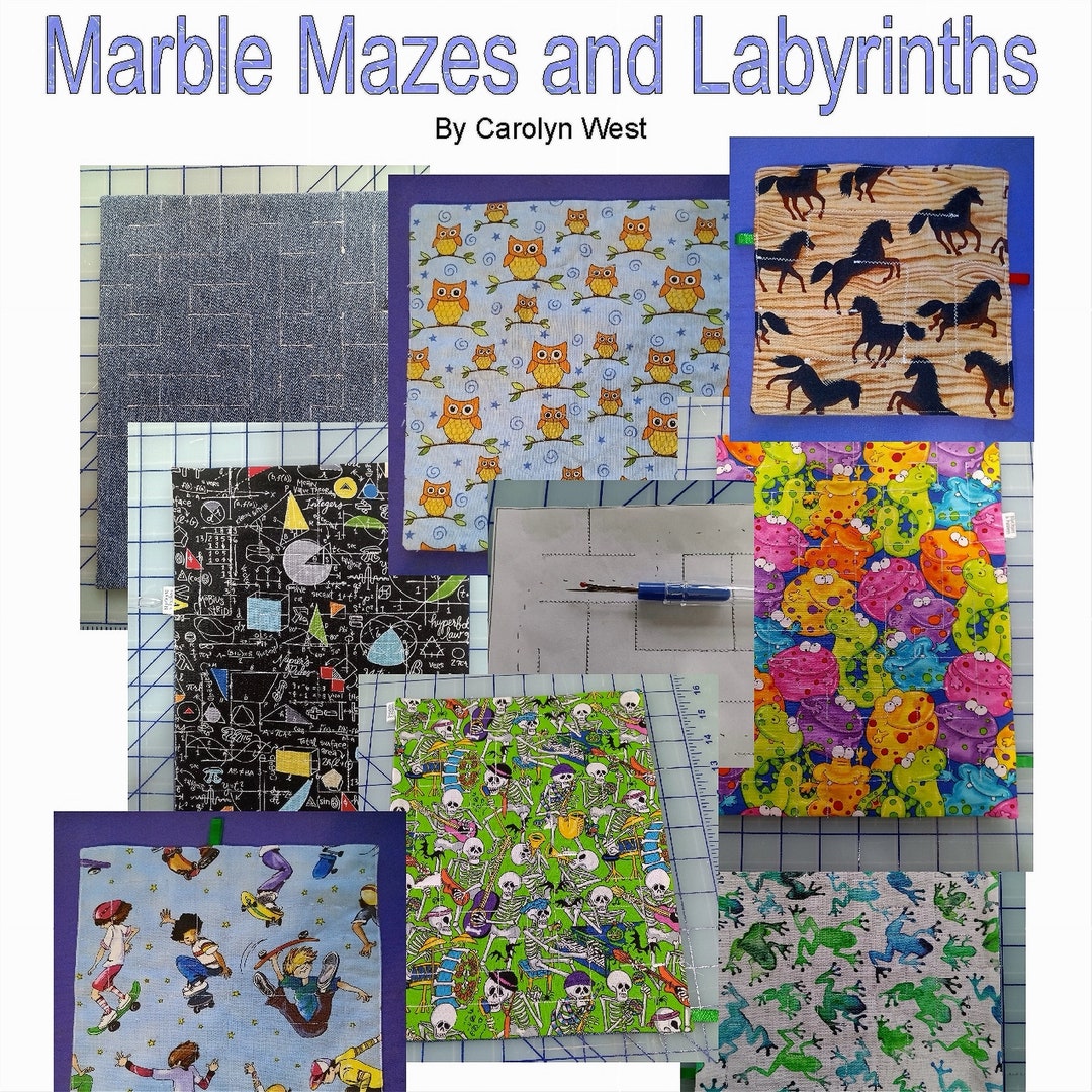 Marble Mazes and Labyrinths. Tutorial and Patterns. 26 Page PDF ...