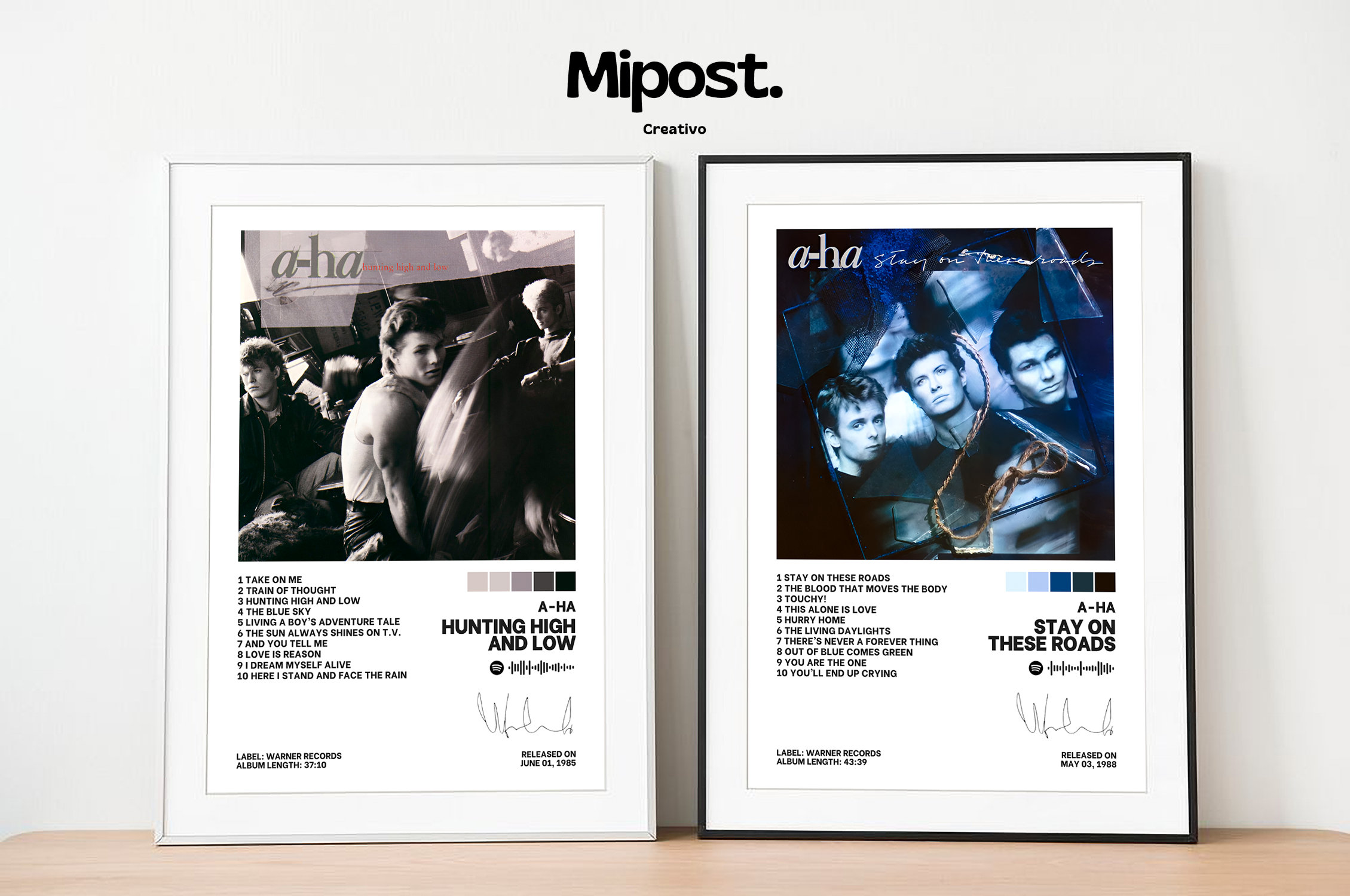 A-HA Music Posters / Downloadable Digital Poster / Favorite Album Cover ...