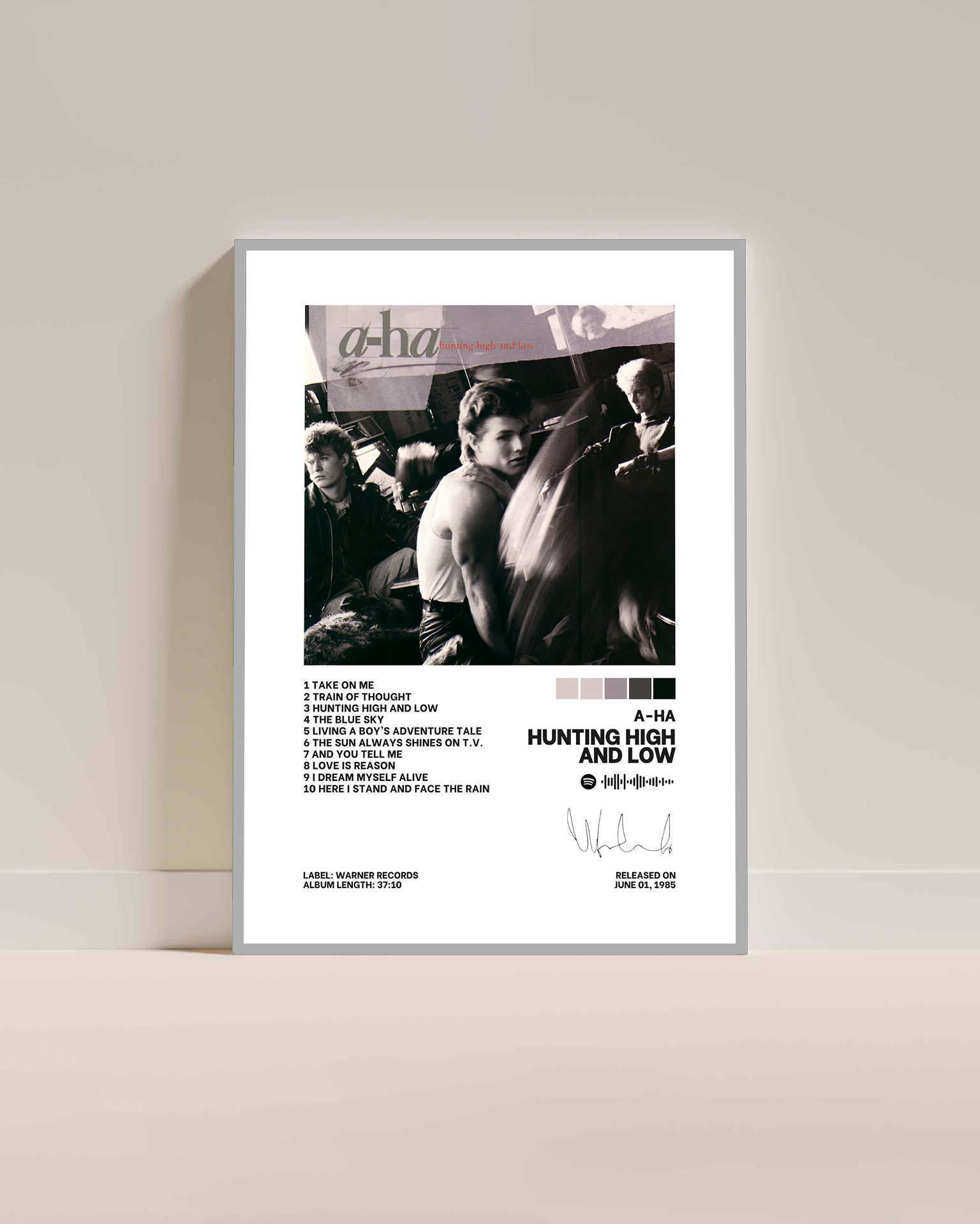 A-HA Music Posters / Downloadable Digital Poster / Favorite Album Cover / Home Decor - Etsy