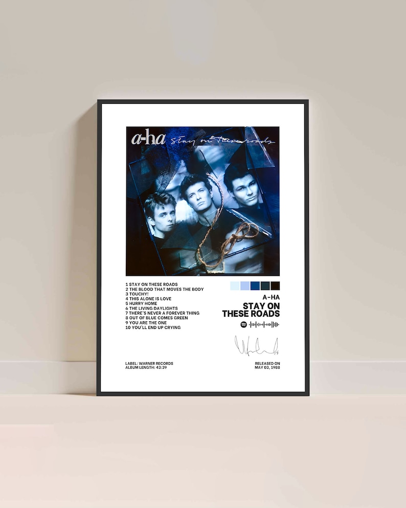 A-HA Music Posters / Downloadable Digital Poster / Your Favorite Album ...