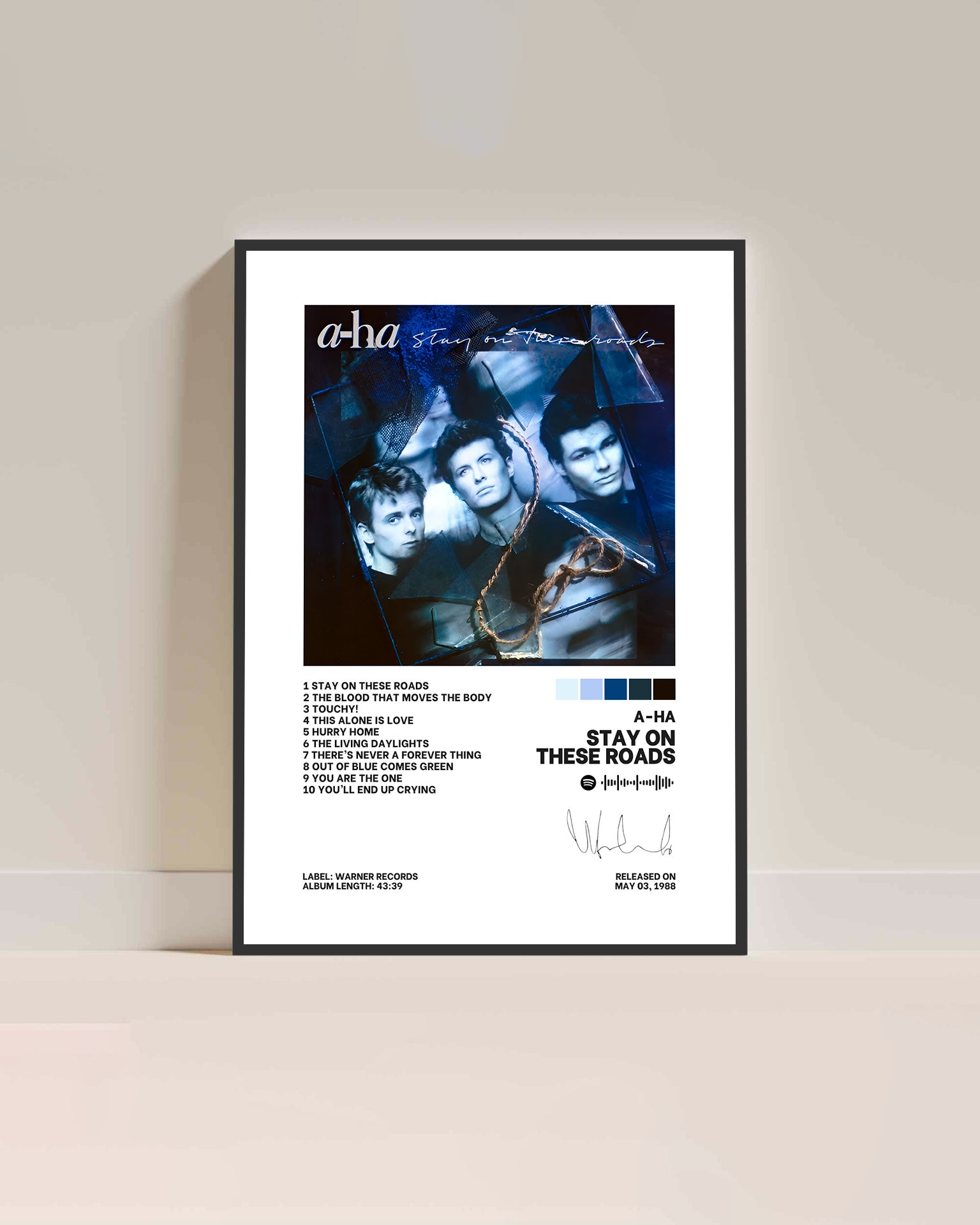 A-HA Music Posters / Downloadable Digital Poster / Your Favorite Album ...