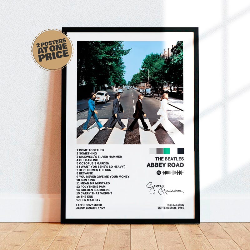 Beatles Album Cover Posters - Etsy