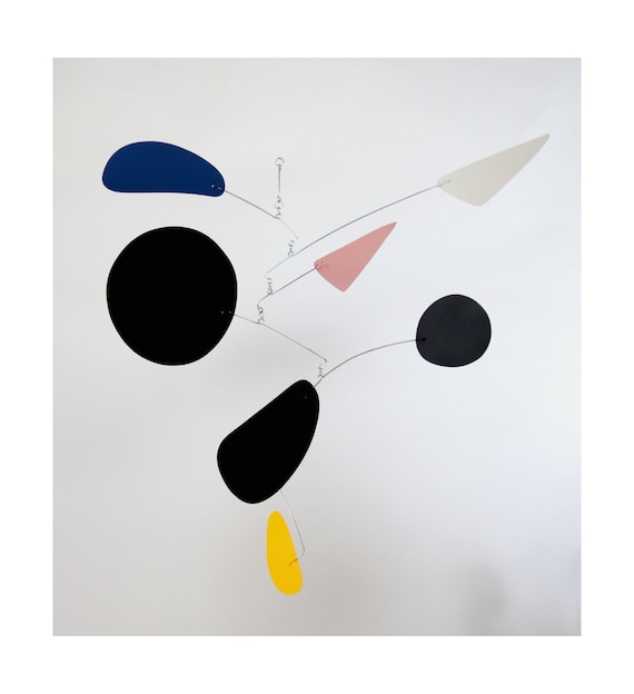 Blue Moon Rising Mobile Midcentury Modern Hanging Mobile - Etsy Australia