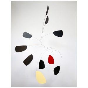 Redblack Vanilla Mobile | Kinetic Mobile for Home or Office - Etsy