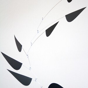Black Beauty Mobile | Modern Hanging Mobile - Etsy