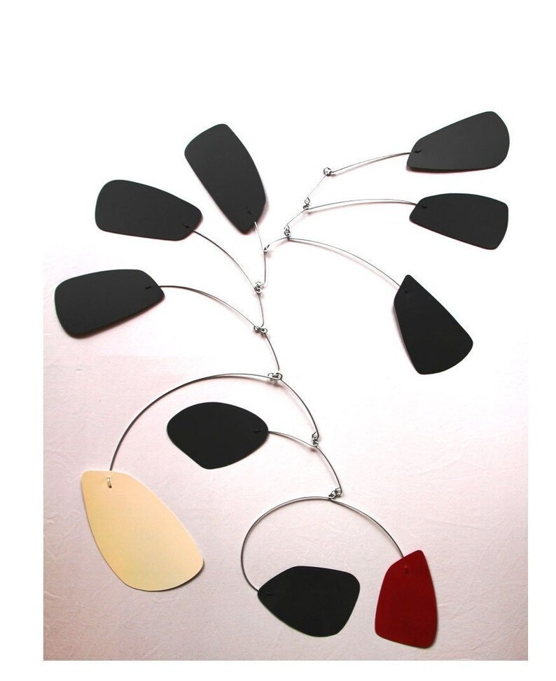 Redblack Vanilla Mobile Kinetic Mobile for Home or Office | Etsy