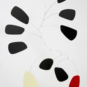 Redblack Vanilla Mobile | Kinetic Mobile for Home or Office - Etsy