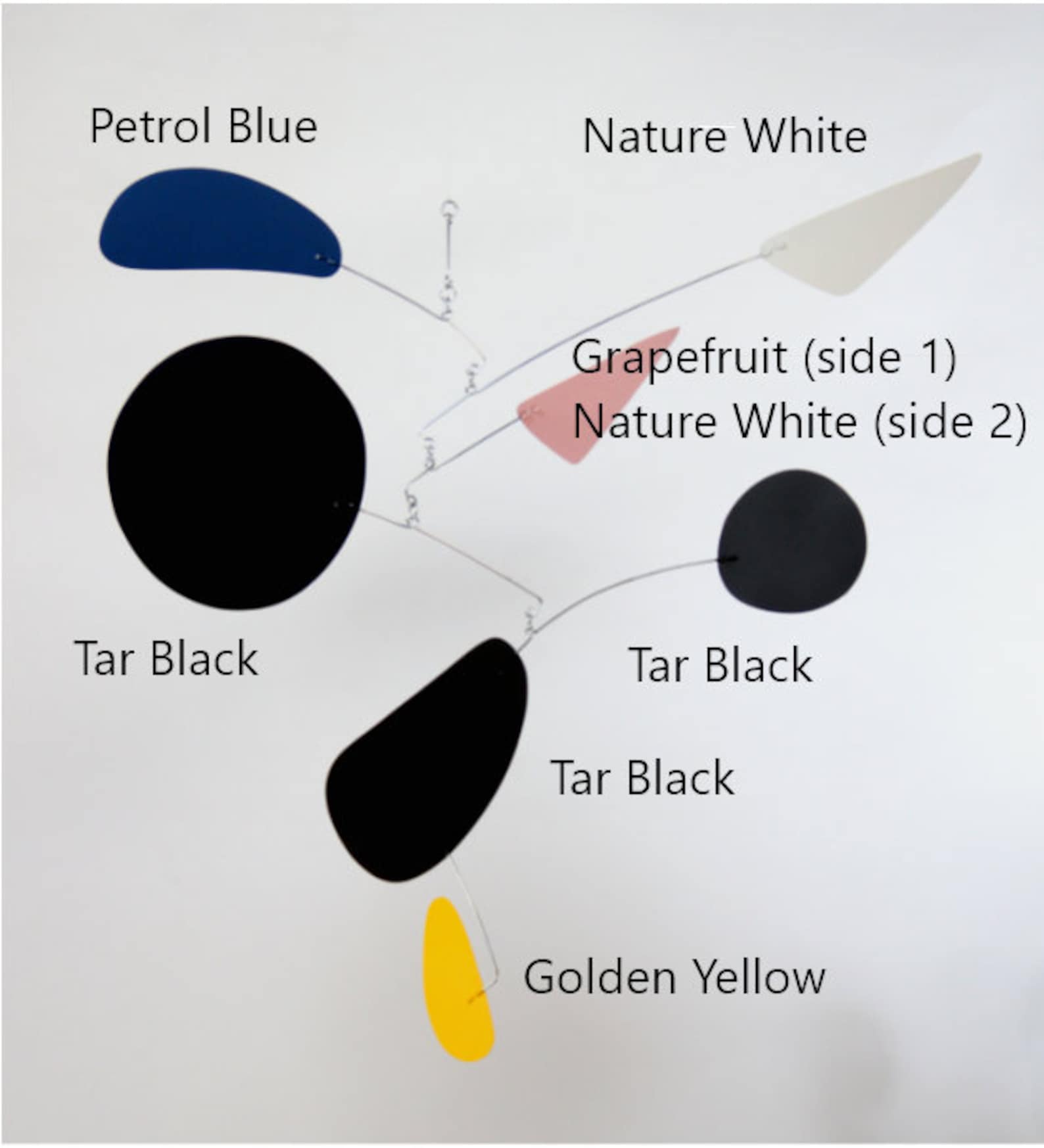 Blue Moon Rising Mobile Midcentury Modern Hanging Mobile - Etsy