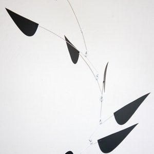Black Beauty Mobile | Modern Hanging Mobile - Etsy
