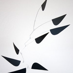 Black Beauty Mobile | Modern Hanging Mobile - Etsy