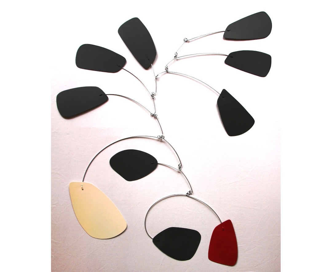 Redblack Vanilla Mobile Kinetic Mobile for Home or Office - Etsy