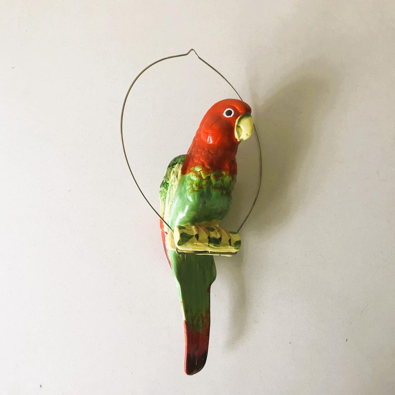 Ceramic Parrot - Etsy