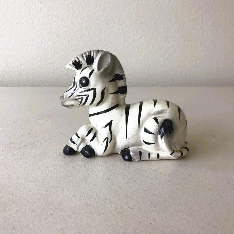 Ceramic Zebra Figurine - Etsy