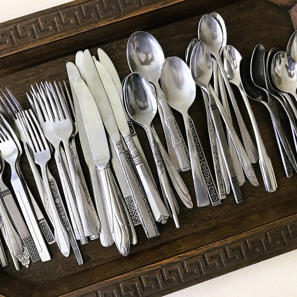 Mismatched Flatware - Etsy