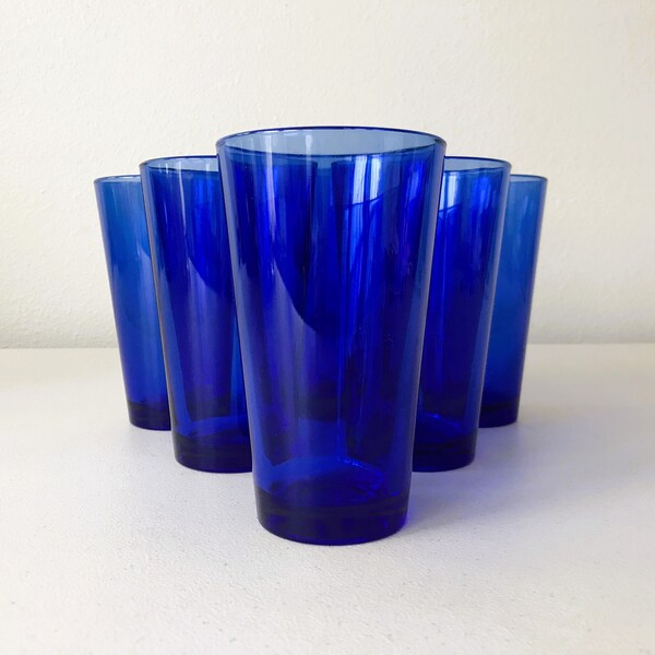 Blue Glassware - Etsy
