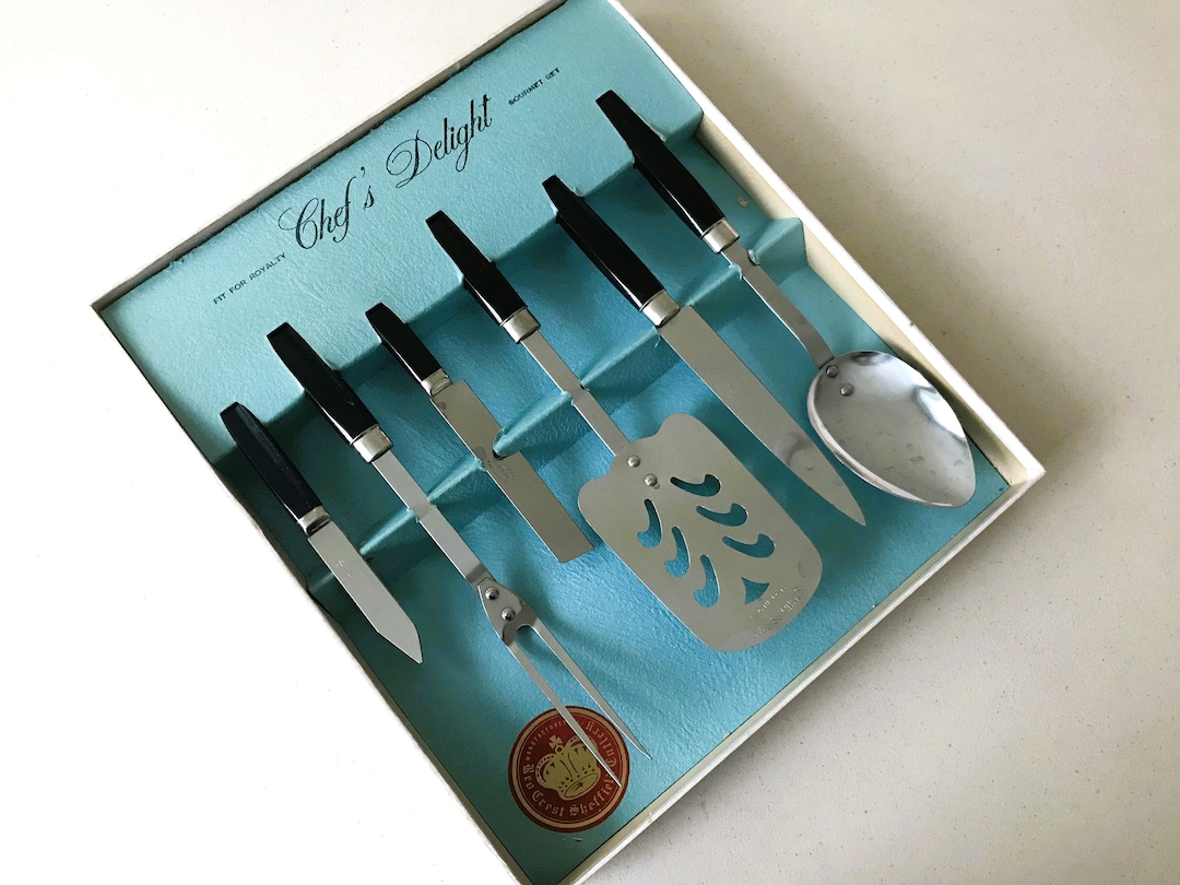 Vintage Ben Crest Sheffield "chef's Delight" Gourmet Kitchen Black ...