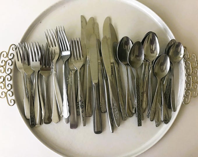 Vintage F.b.rogers & Sons French Rose Flatware Silver Plated 64 Piece ...