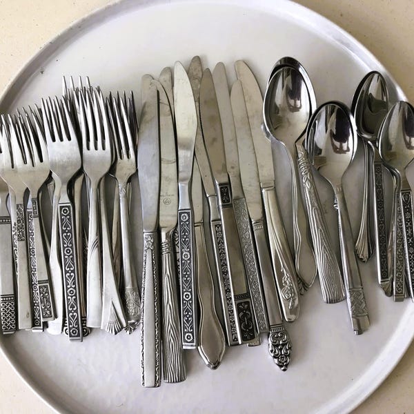 Vintage Silver Serving Flatware & Silverware - Etsy