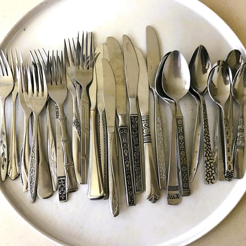 Silverware Set - Etsy