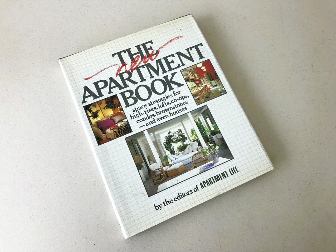 Vintage "the New Apartment Book" Design Inspiration Book - Apartment ...
