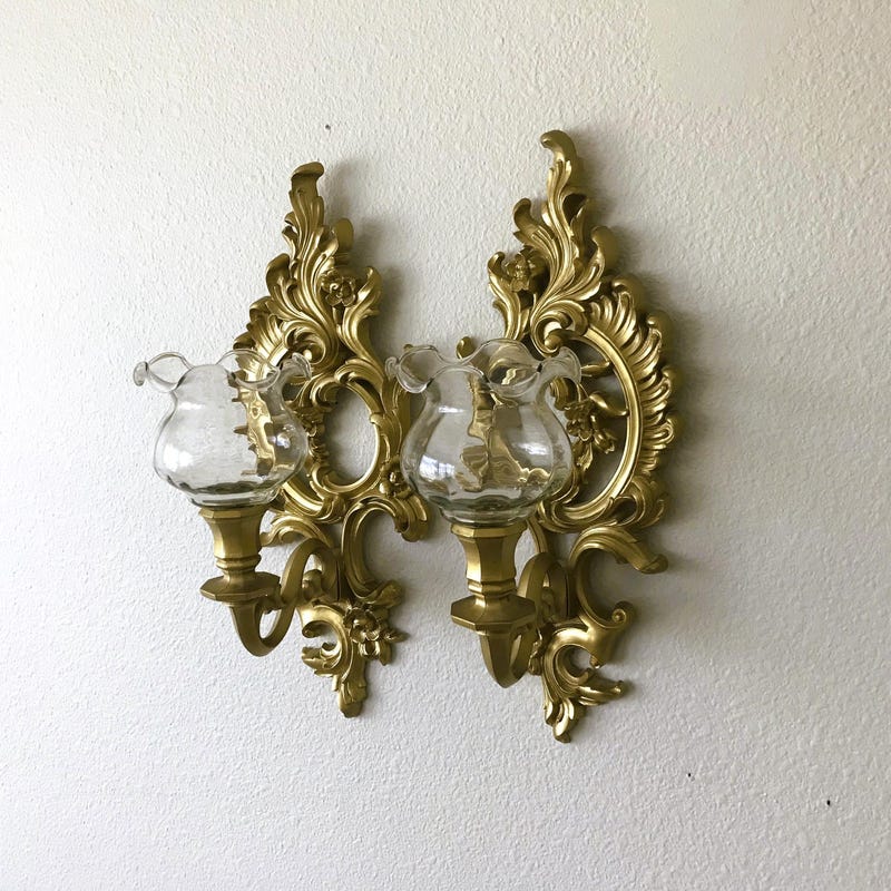 Syroco Sconces - Etsy