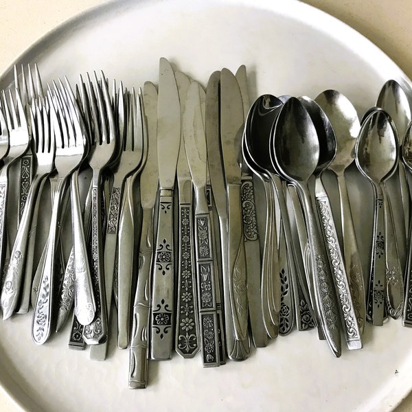 Mismatched Flatware - Etsy