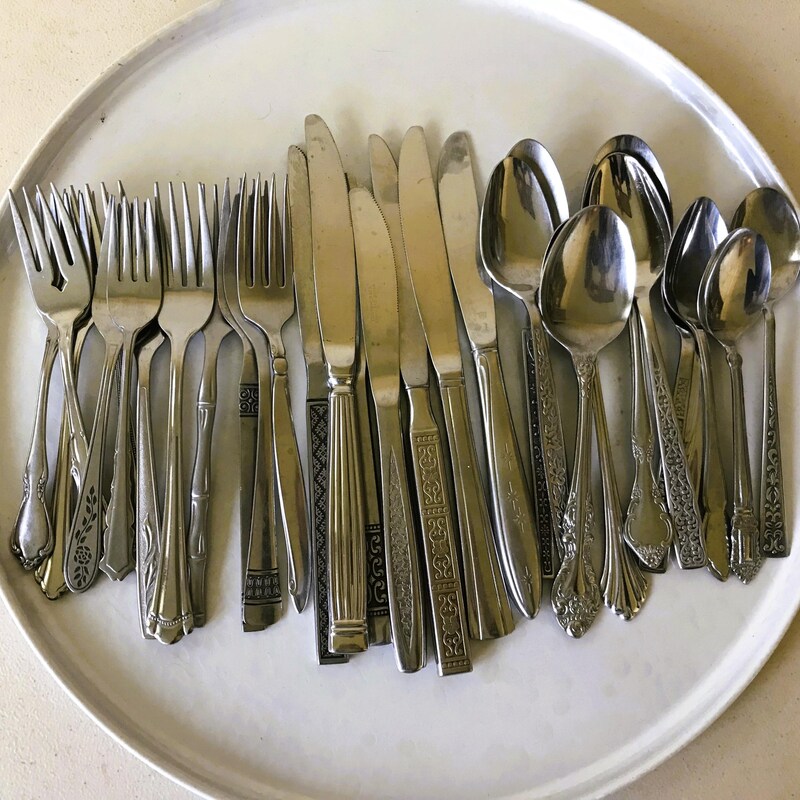 Mismatched Flatware - Etsy