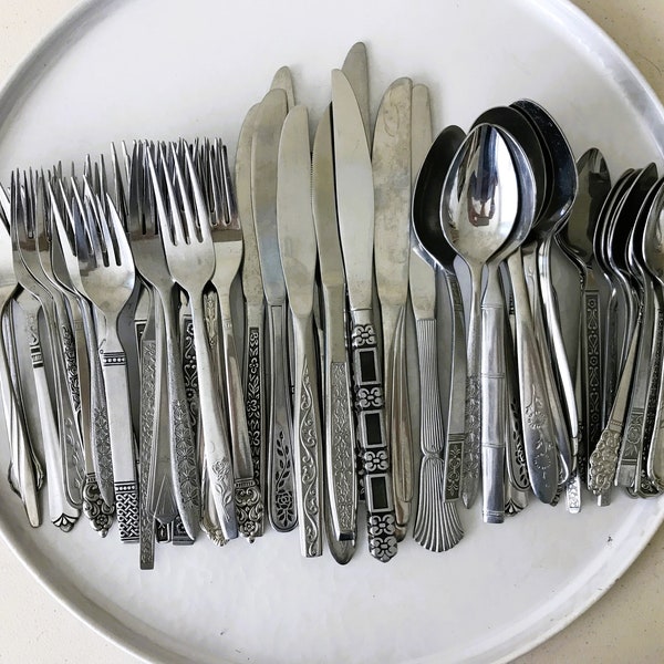 Mismatched Flatware - Etsy