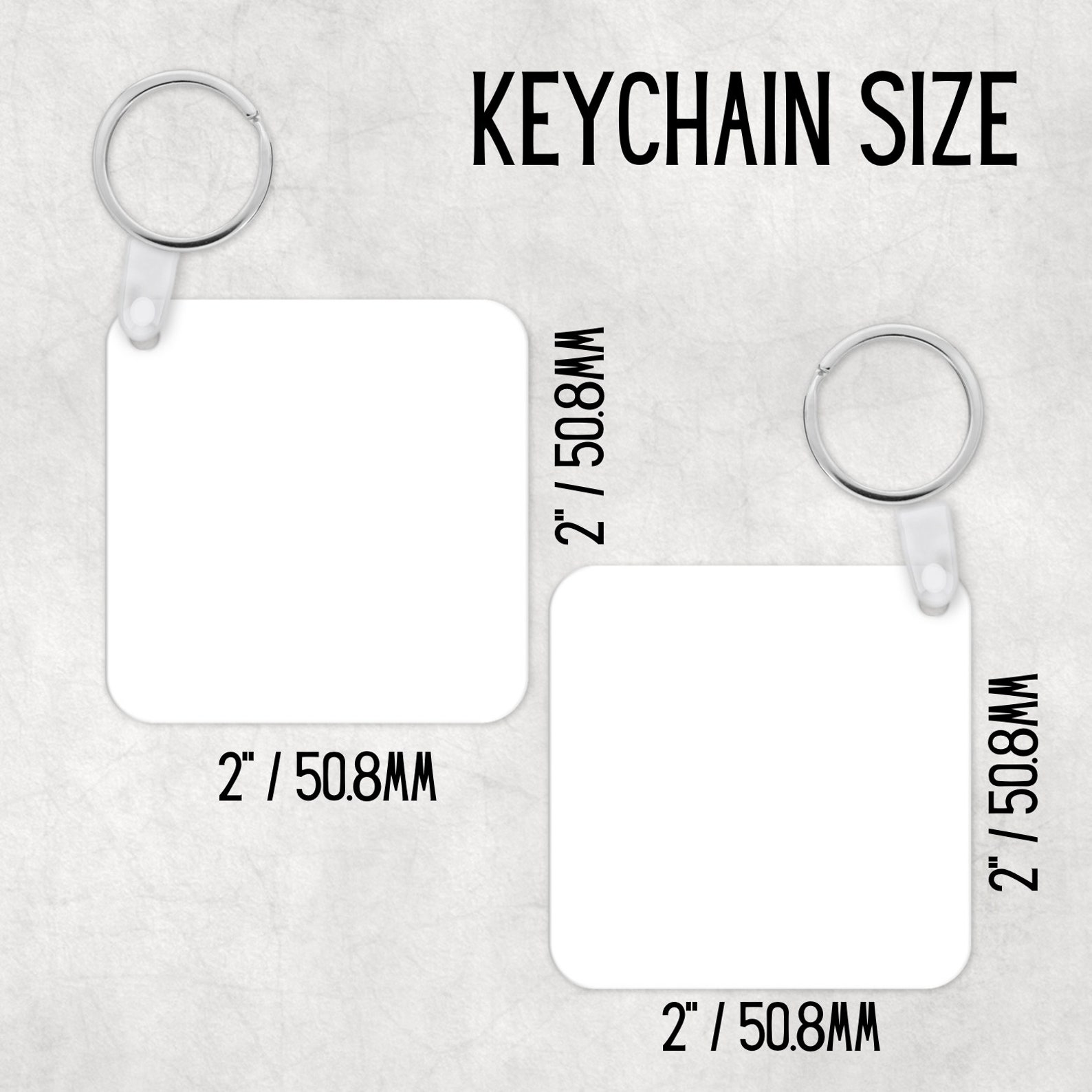 Double Sided Photo Keychain, Custom Photo Keychain, Custom Picture ...