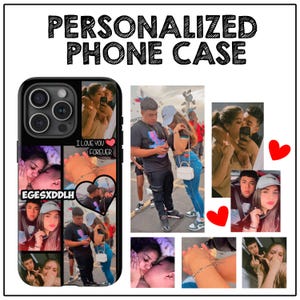 Custom Couple Photo Case, Personalized Phone Case, Relationship Photo ...