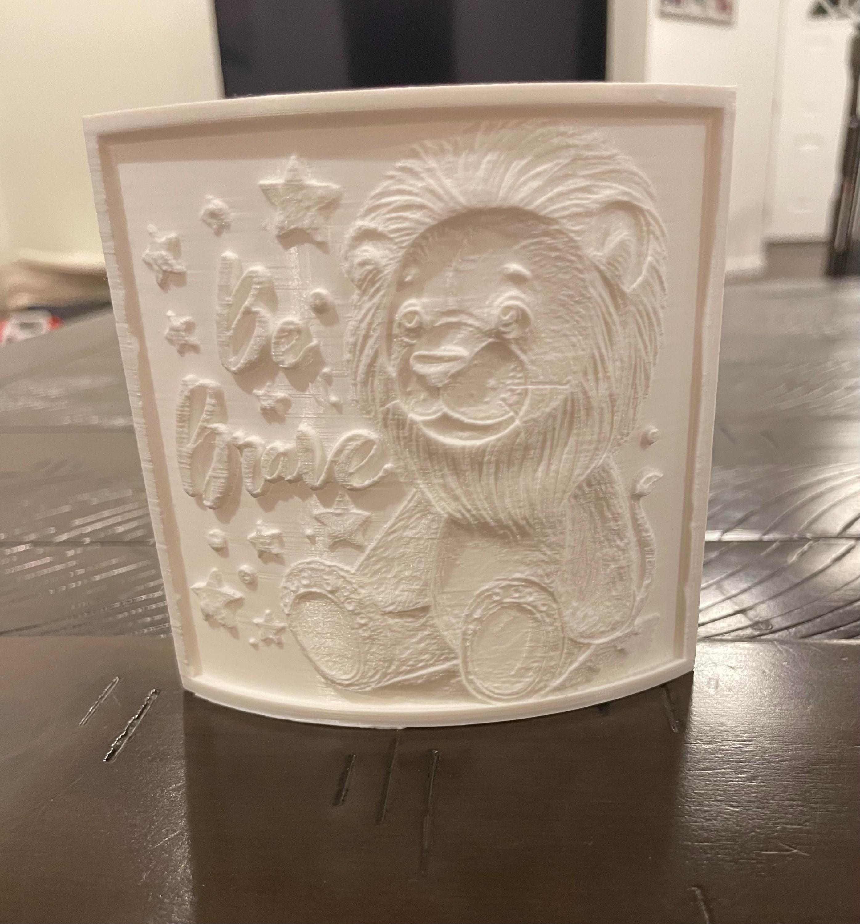 3D Printed Lithophane Night Light With Automatic Sensor for Kids - Be ...