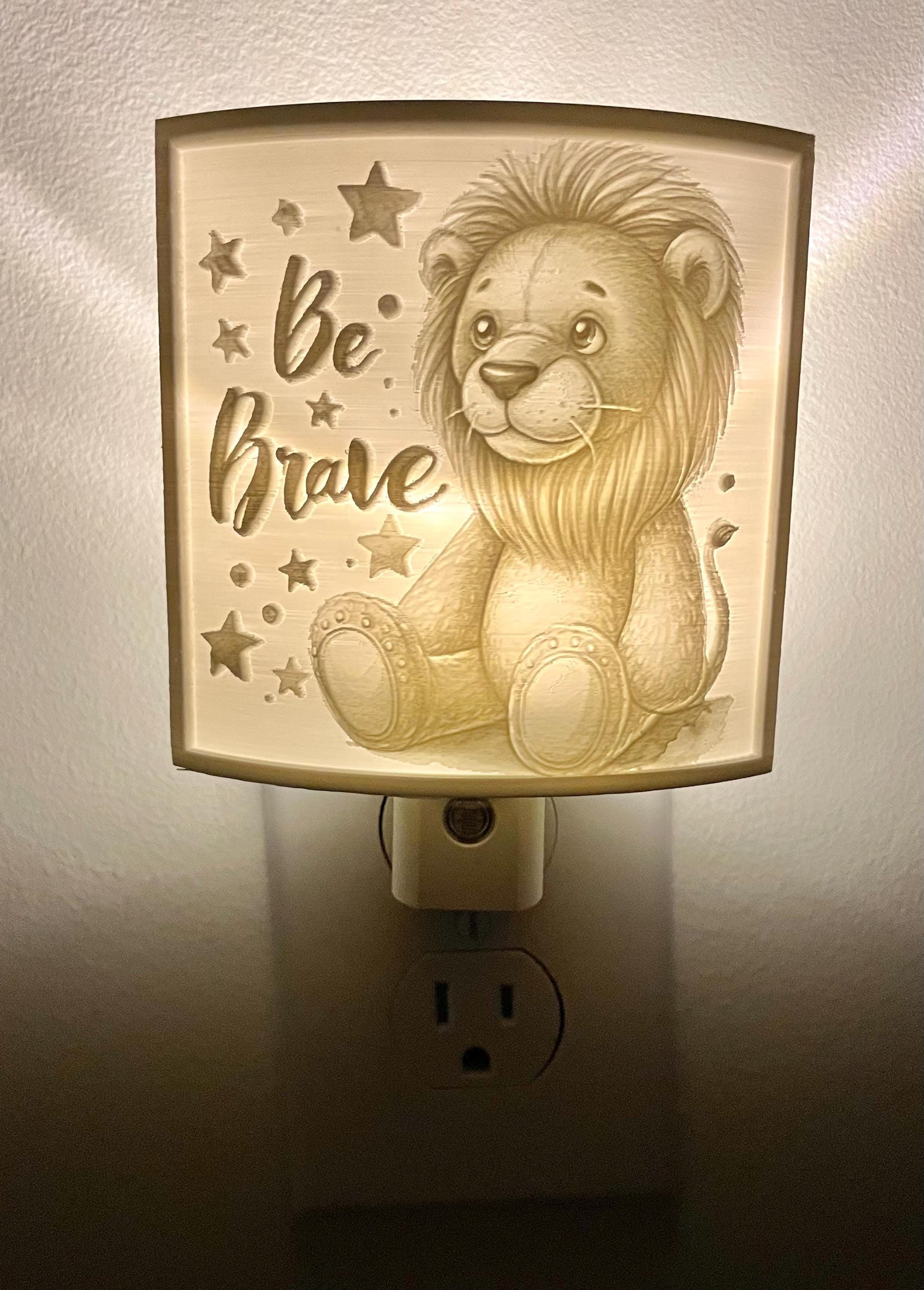 3D Printed Lithophane Night Light With Automatic Sensor for Kids - Be ...