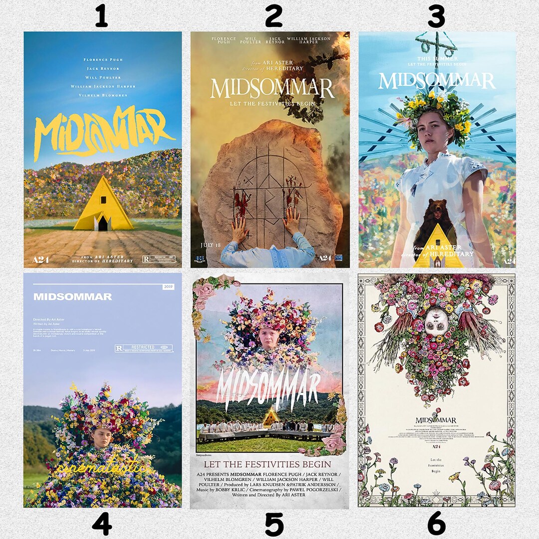 Midsommar (2019) Movie Poster| Canvas Poster| Unframed Poster| Art ...