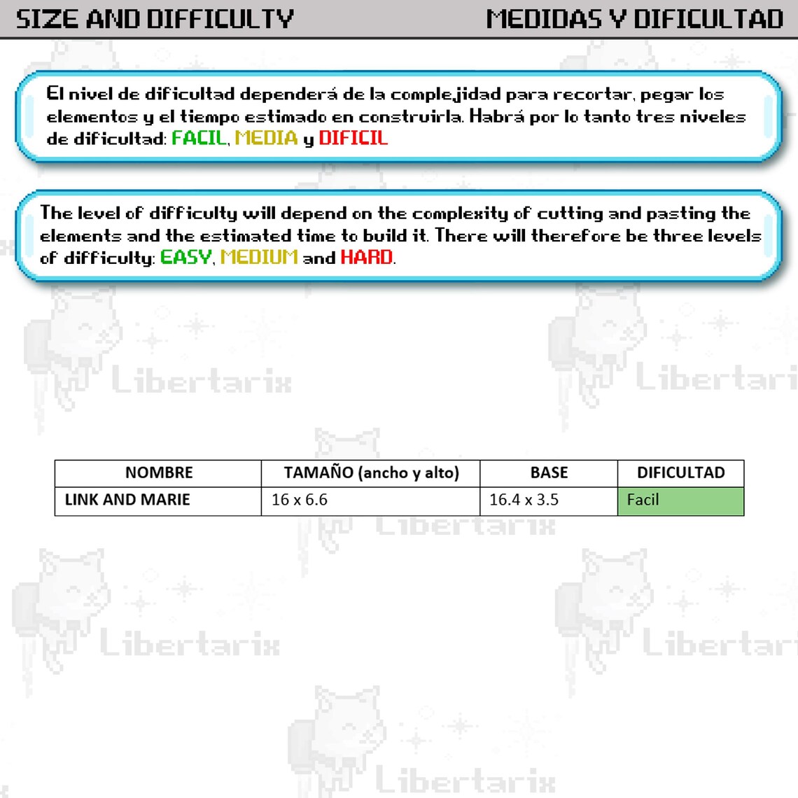 1 Unit Zelda Videogame Inspired Sprite Paper Craft Template DIY Sprite ...