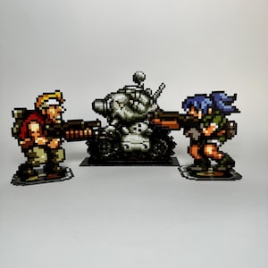 1 Unit Metal Slug Videogame Inspired Sprite Paper Craft Template DIY ...