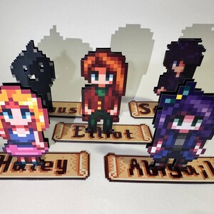 5 Units Stardew Valley Videogame Inspired Sprite Paper Craft Template ...