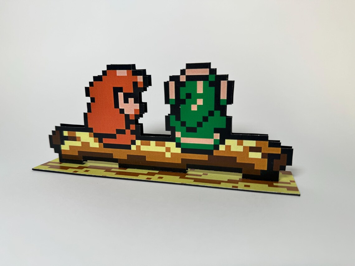 1 Unit Zelda Videogame Inspired Sprite Paper Craft Template DIY Sprite ...