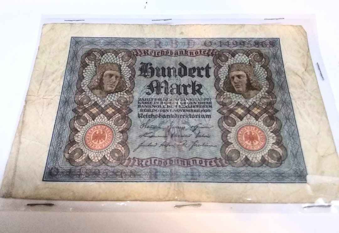 1920 German "hundert" Hundred Mark Circulated - Etsy