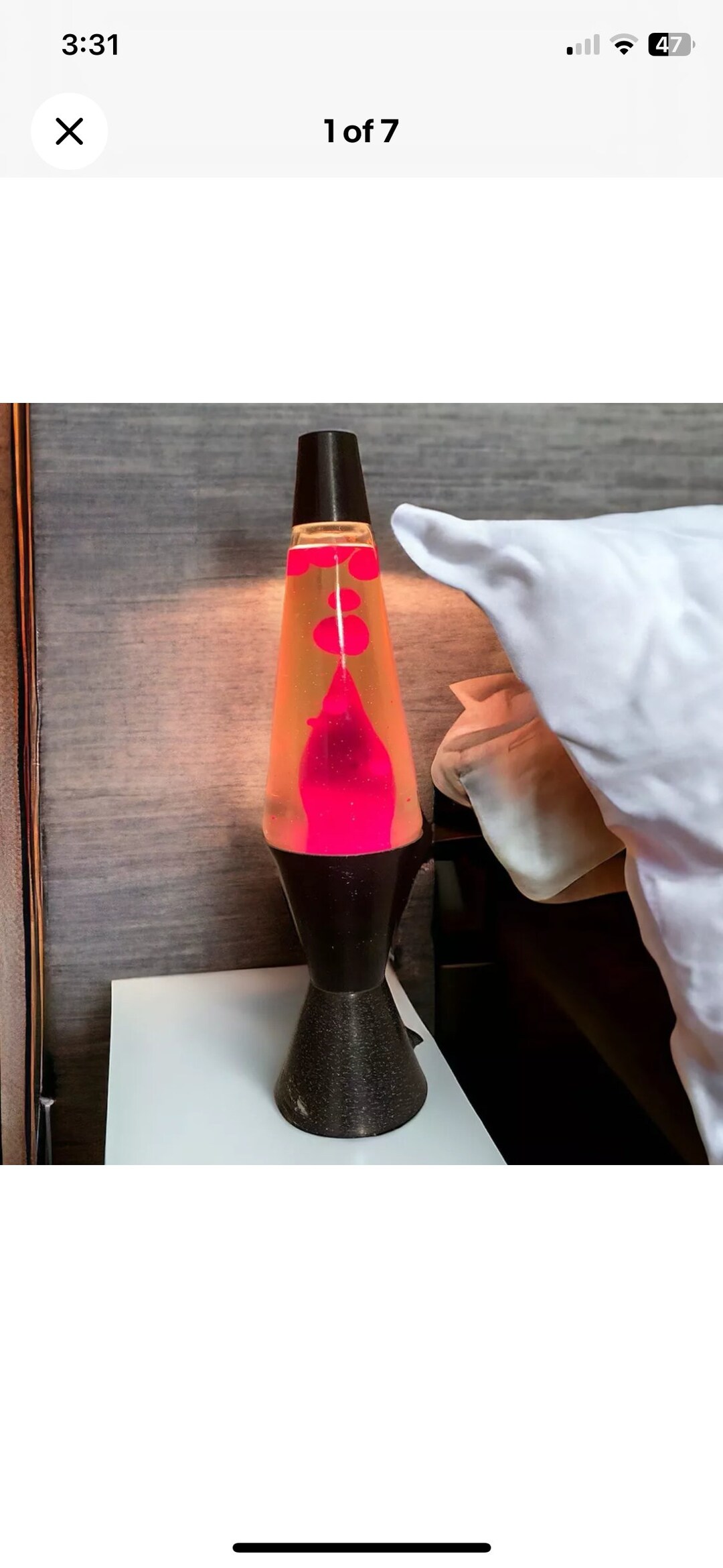 VTG 1989 Original Lava Lite Lava Lamp Black Base Red Wax Mood Enhancing Ambiance - Etsy