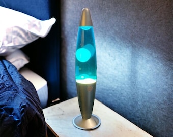 Blue Cosmos Color Shift Lava Lamp Mood Enhancing Ambiance Red Wax/blue ...