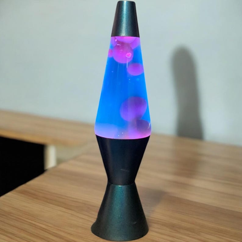 Blue Cosmos Color Shift Lava Lamp Mood Enhancing Ambiance Red Wax/blue ...