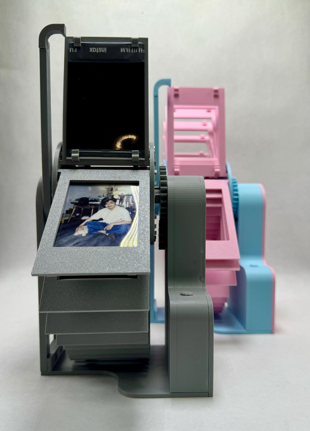 3D Printed Instax Fuji Film Display, Flip Clock Style Photo Holder ...