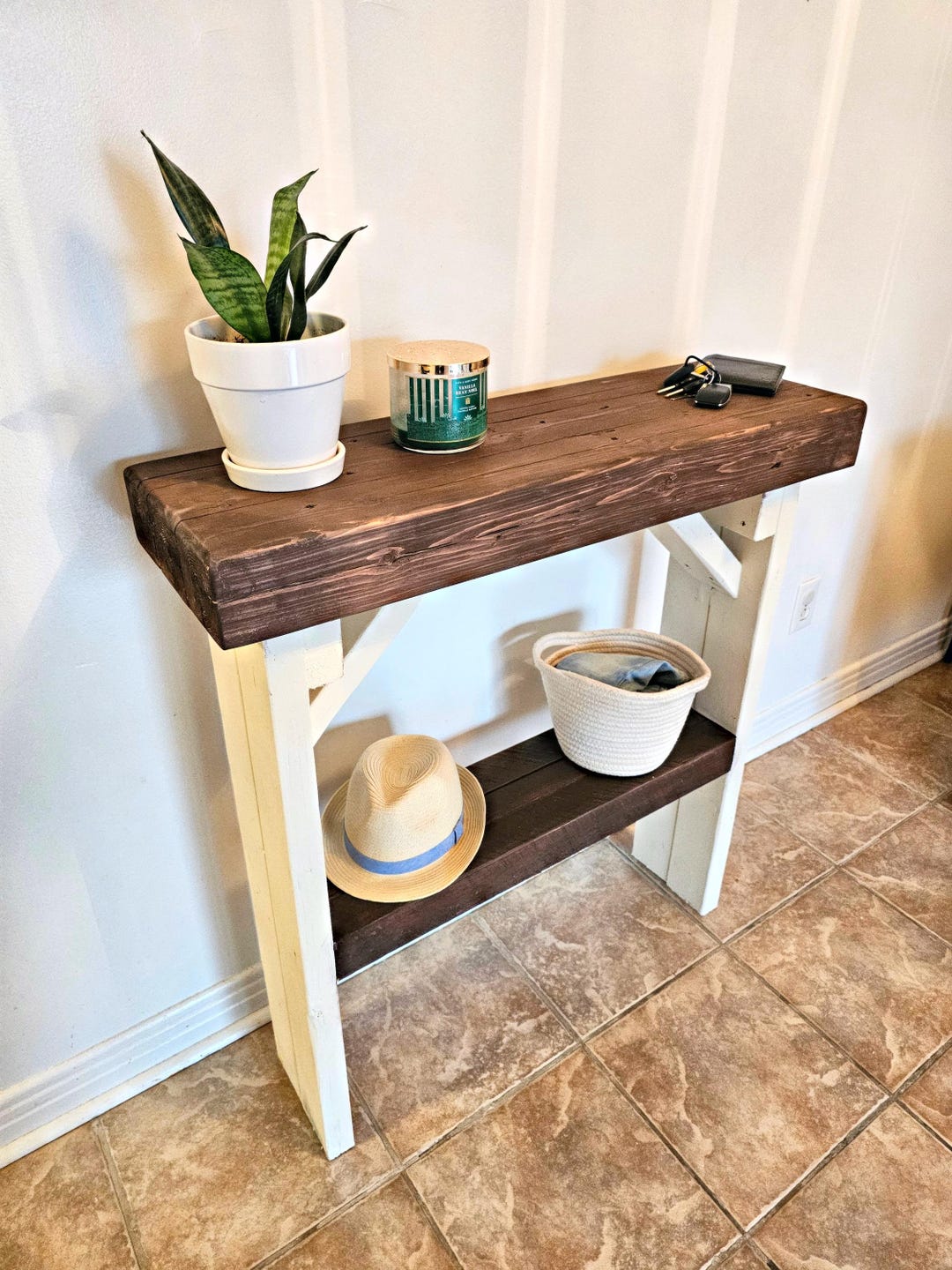 Handmade Farmhouse Console/ End / Side Table - Etsy