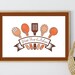 Kitchen Utensil Art Print: Positive Kitchen Quotes (digital Download ...