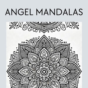 Health Angel Mandalas Calming Printable Colouring Book - Etsy