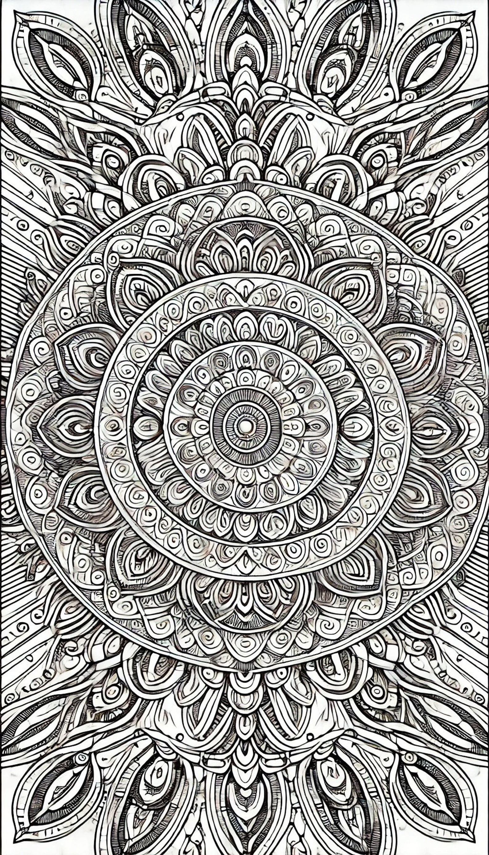 Health Angel Mandalas Calming Printable Colouring Book - Etsy