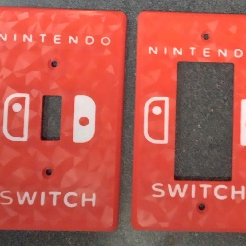 Nintendo Light Switch Cover - Etsy
