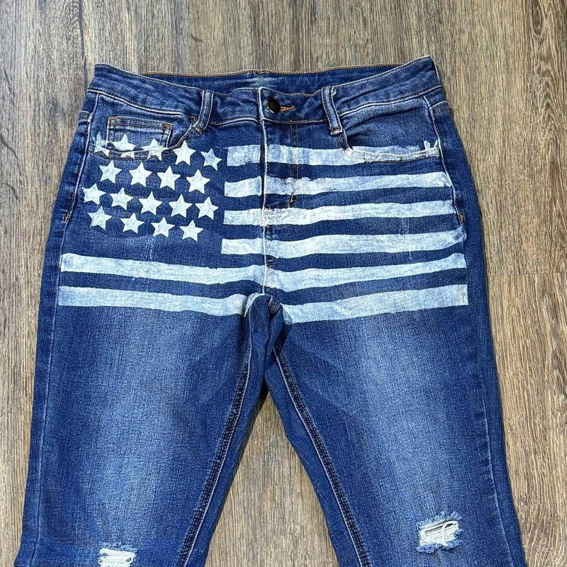 American Flag Denim - Etsy